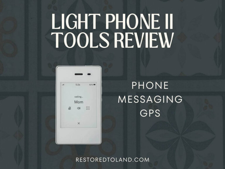 A Review of the Light Phone II - Restored to Land